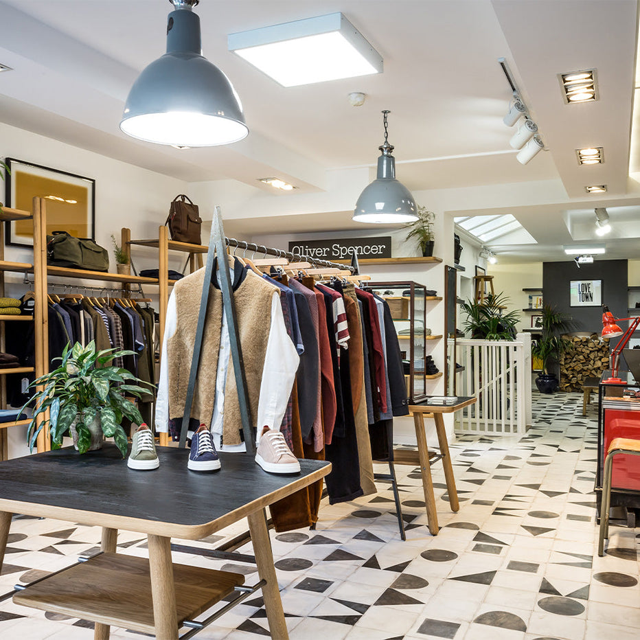 Bradwell Arnold Navy Linen Jacket – Boxy Camp Collar Summer Overshirt ...